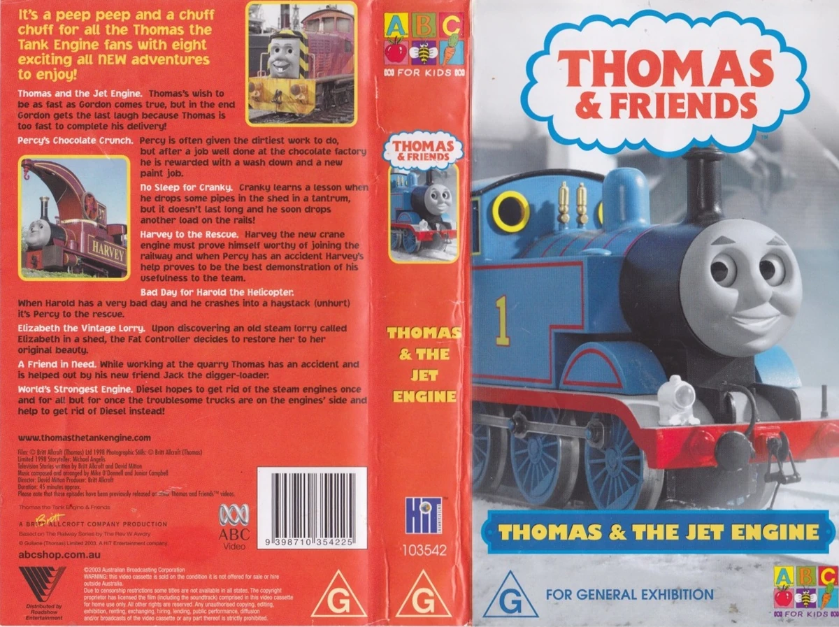 Thomas & Friends: Thomas & The Jet Engine/Home Video | ABC DVD Wiki ...