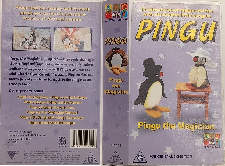 Pingu: Pingu the Magician/Home Video | ABC DVD Wiki | Fandom