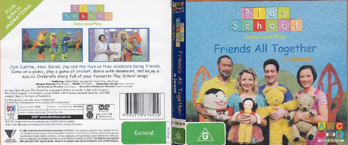 Play School: Friends All Together in Concert/Home Video | ABC DVD Wiki ...