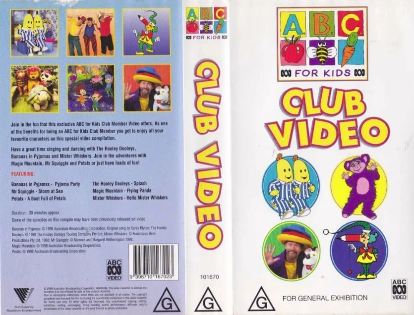 ABC For Kids: Club Video/Home Video | ABC DVD Wiki | Fandom