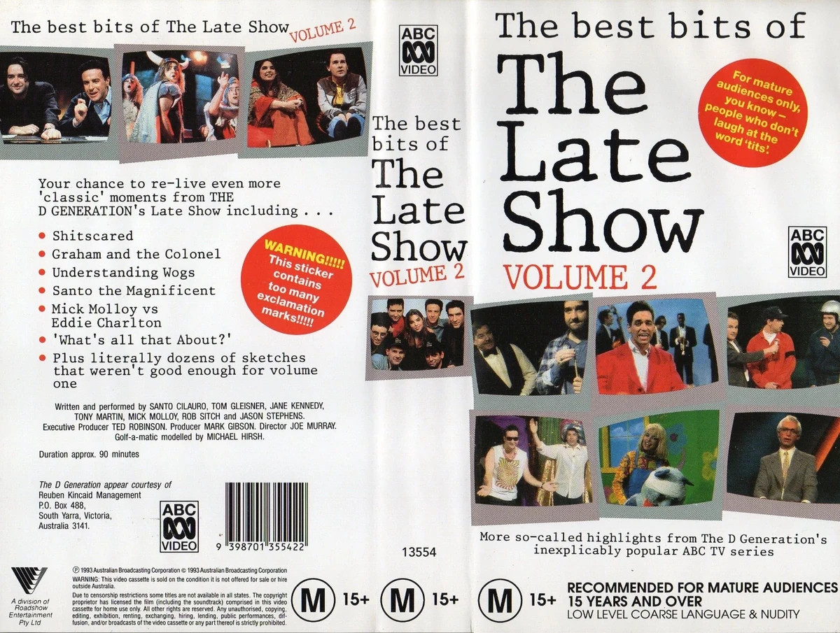 The Best Bits of The Late Show: Volume 2/Home Video | ABC DVD Wiki | Fandom