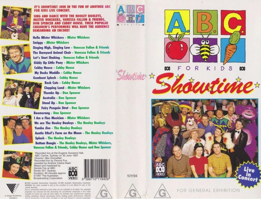ABC For Kids: Showtime!/Home Video | ABC DVD Wiki | Fandom