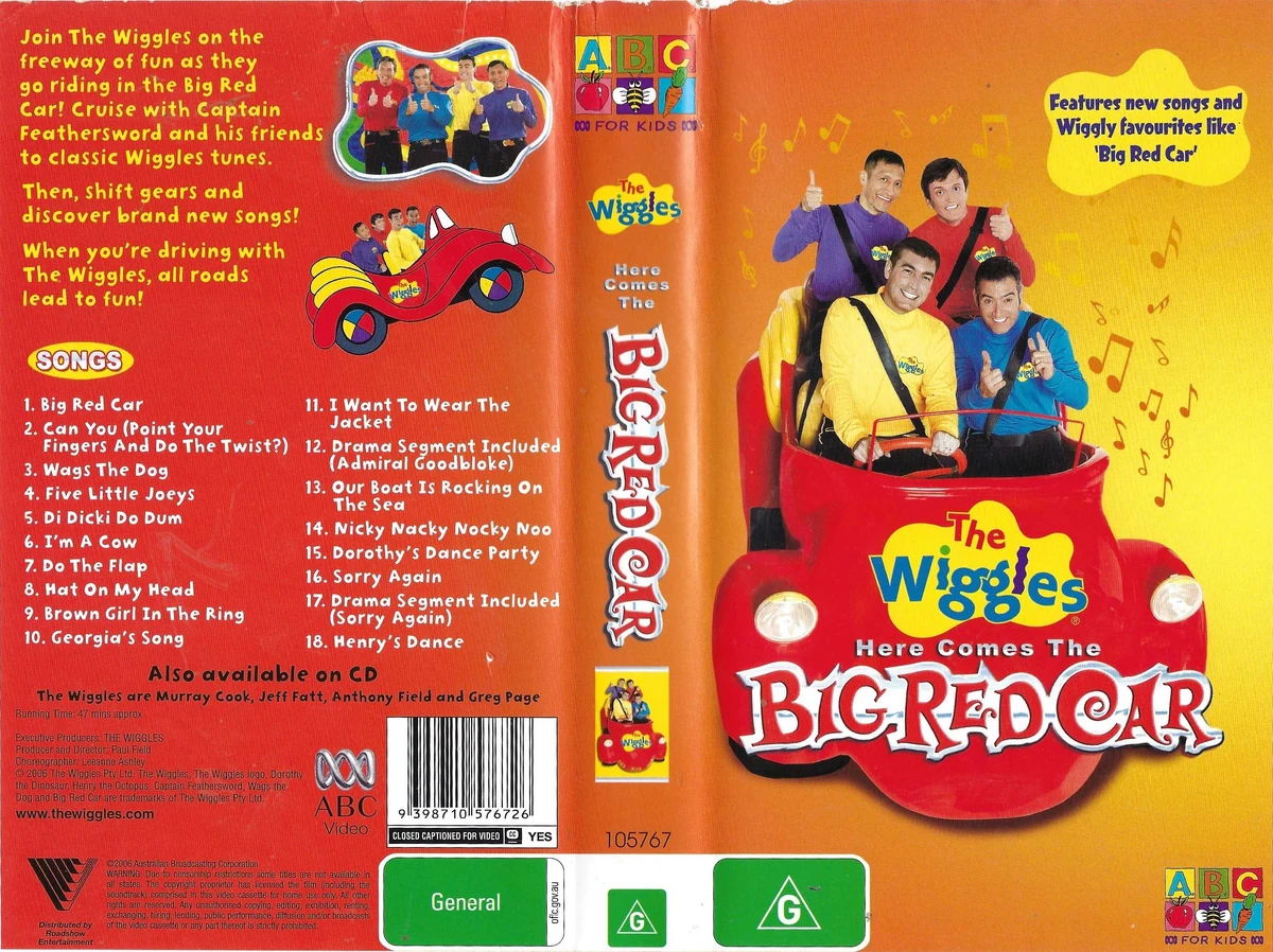 The Wiggles: Here Comes The Big Red Car/Home Video | ABC DVD Wiki | Fandom