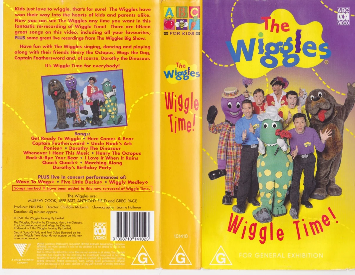 The Wiggles: Wiggle Time! (1998)/Home Video | ABC DVD Wiki | Fandom