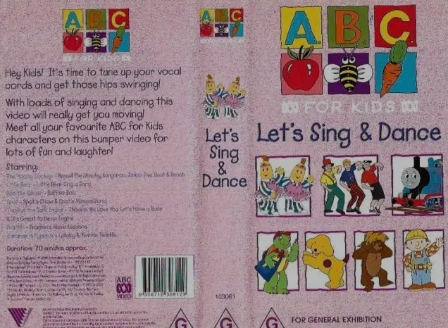ABC For Kids: Let's Sing & Dance/Home Video | ABC DVD Wiki | Fandom