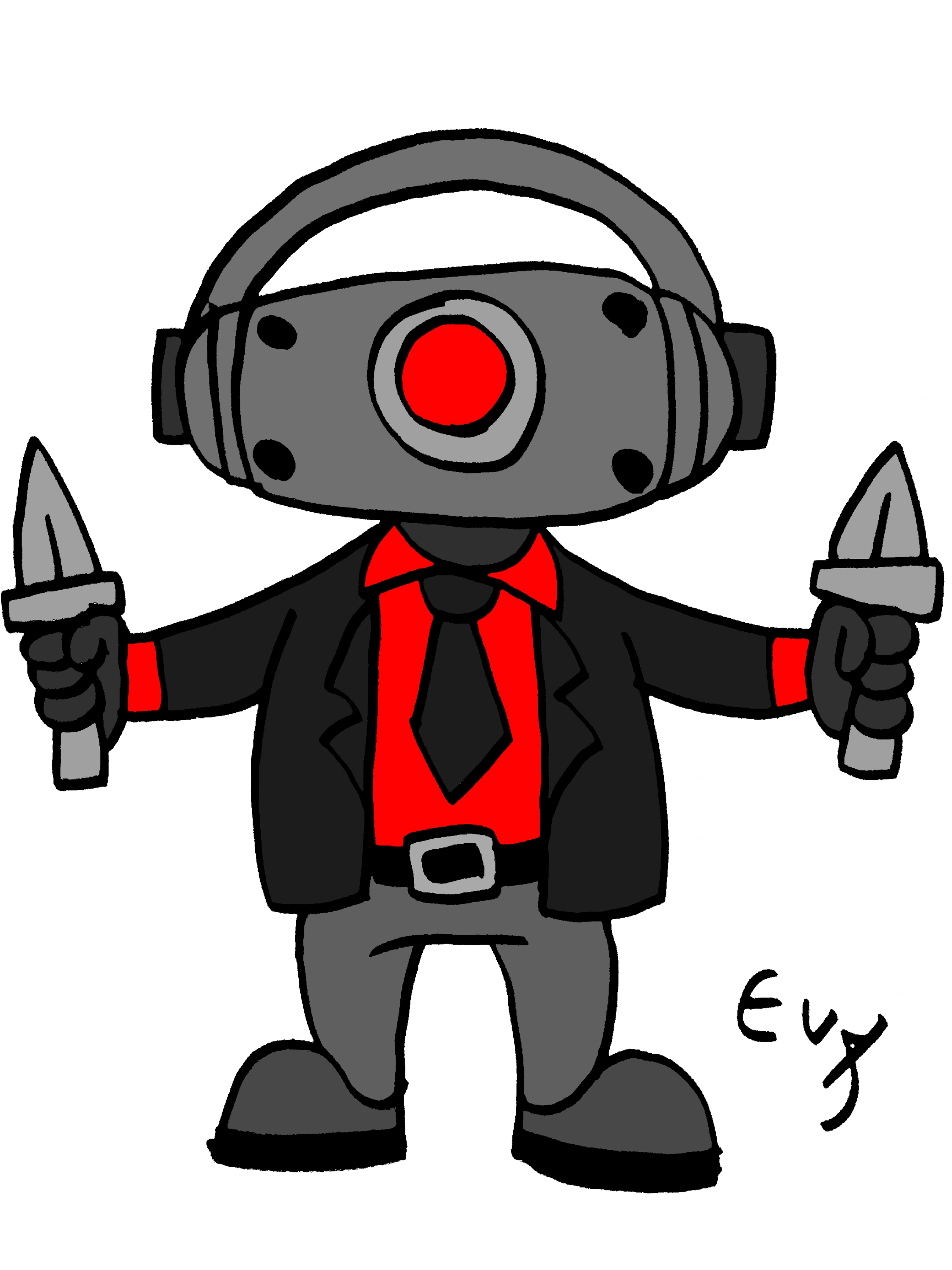 My drawing of Knife Speakerman | Fandom