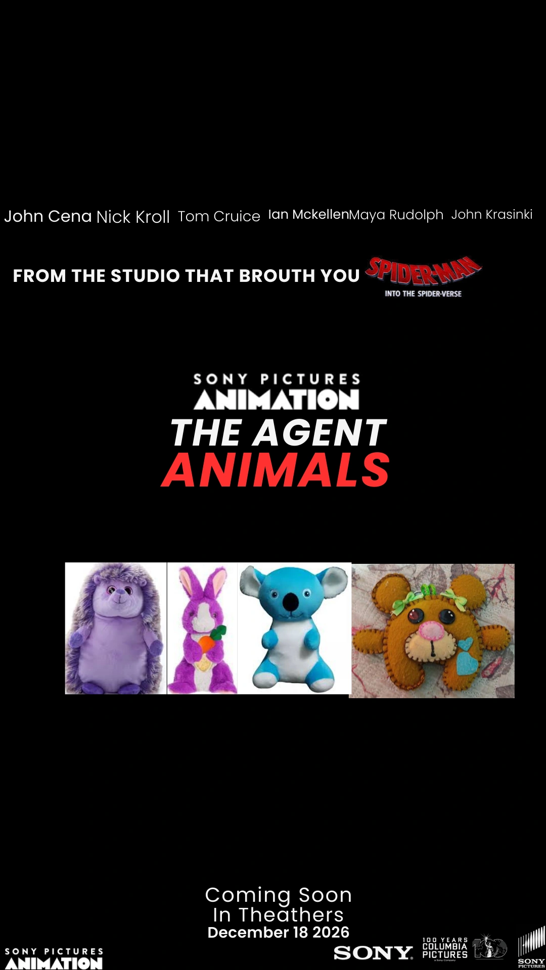 The Agent Animals Movie 2026 Sony Pictures Animation | Fandom