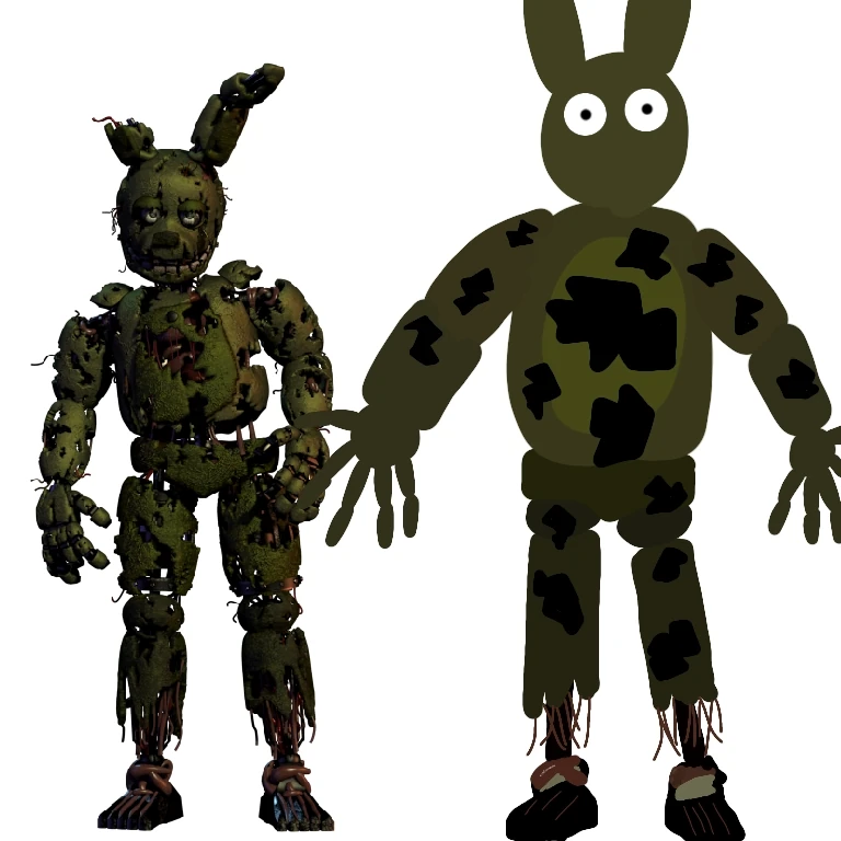 He looks exactly the same as springtrap. Isn't he? | Fandom