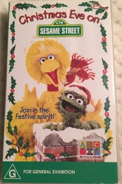 Sesame Street Christmas Eve On Sesame Street Vhs