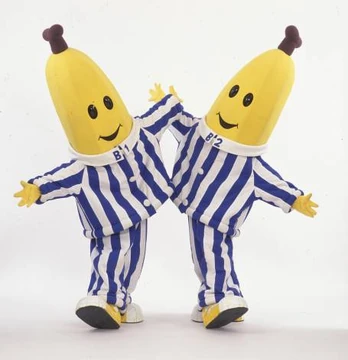 two bananas in pajamas