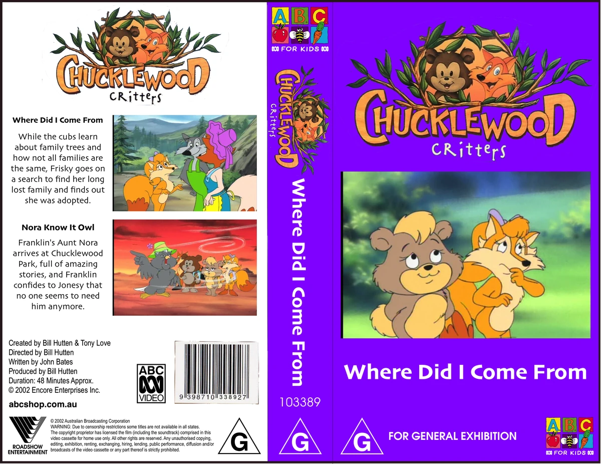 Chucklewood Critters - Where Did I Come From (video) | ABC For Kids ...