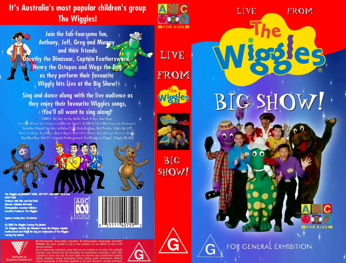 ABC For Kids Fanon: Live from The Wiggles Big Show (video)/Home Video ...