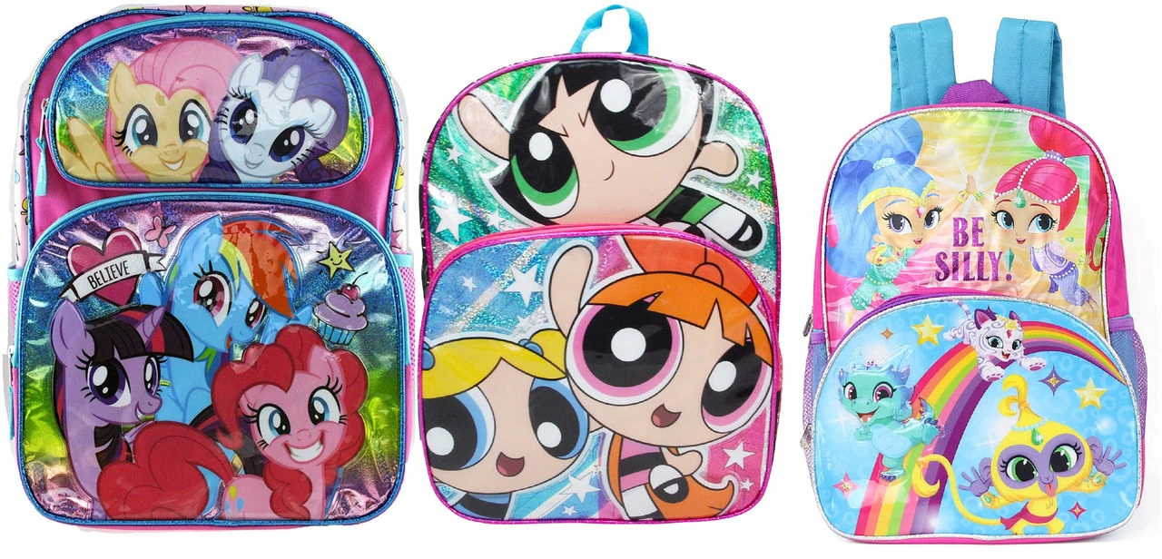My Little Pony PowerPuff Girls and Shimmer and Shine Backpacks | Fandom