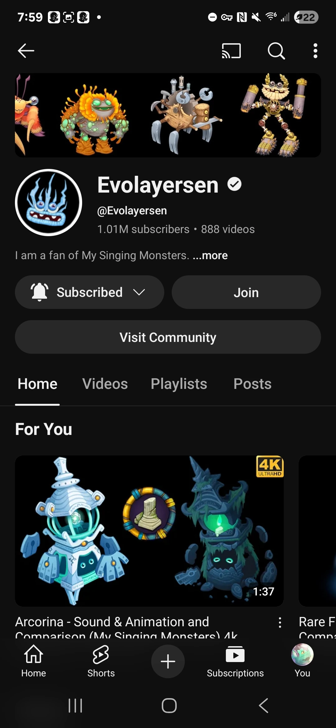 Evolayersen has become the second MSM YouTuber to hit 1 million subs ...