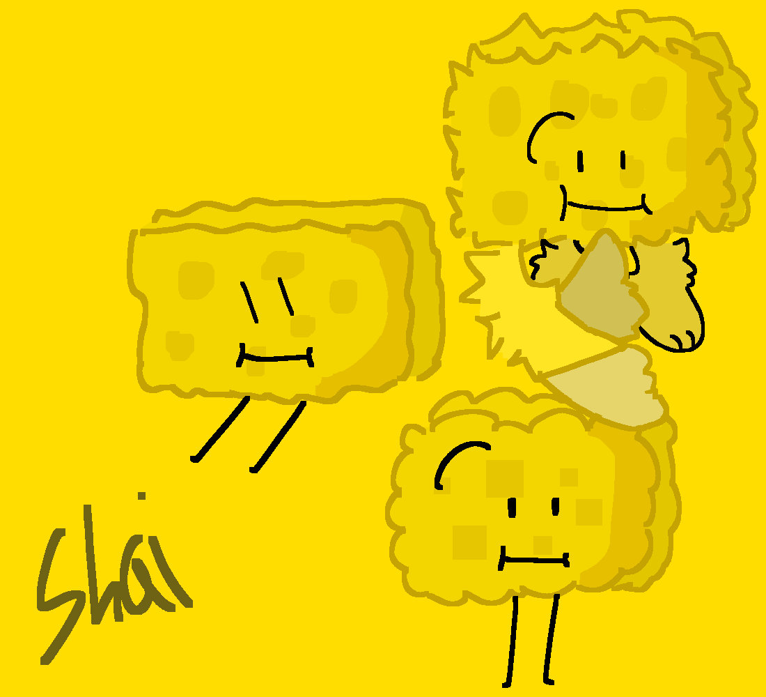 Spongy art. | Fandom