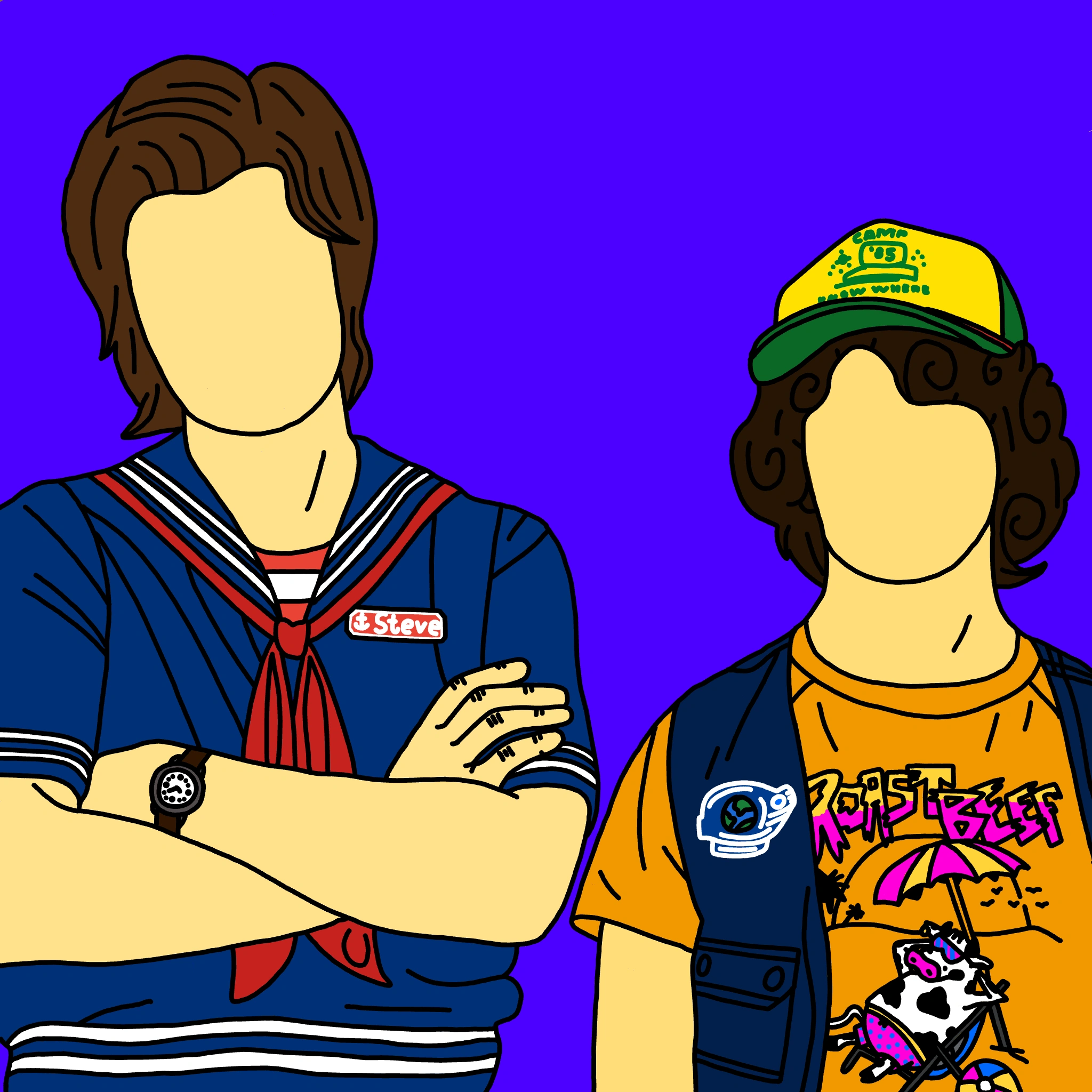 Steve and Dustin fan art : D | Fandom