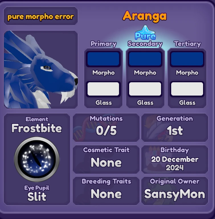 Trading a Flare Error Solarizon, a 1/3 Dream Error Skyrix, a 2/3 Black ...