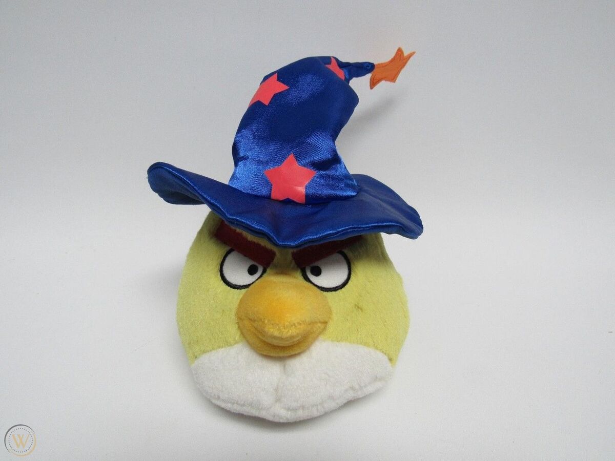 Wizard Chuck Commonwealth Toys Updated Design Angry Birds Plush