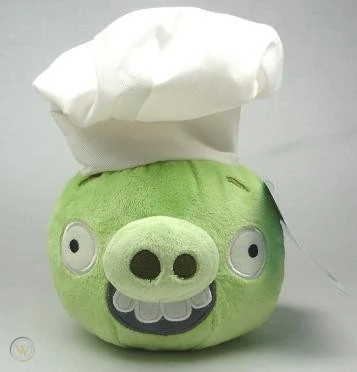 Chef Pig (Commonwealth Toys) | Angry Birds Plush Wiki | Fandom