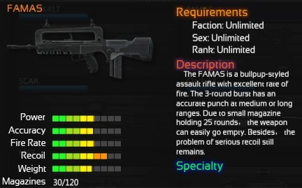 FAMAS | Absolute Force Wiki | Fandom
