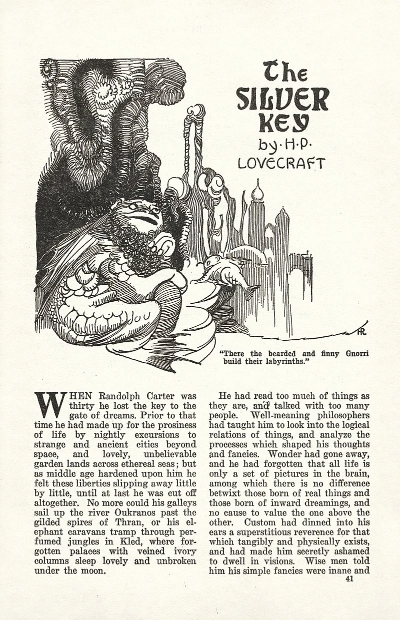 The Silver Key | Absolute Horror Wiki | Fandom