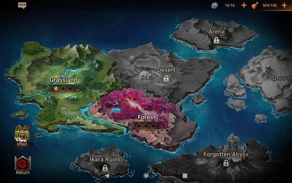 Regions | Abyssal Summoners: Dungeon Wiki | Fandom