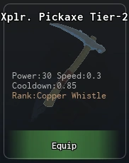 Xplr. Pickaxe Tier-2 | Abyss Miner Wiki | Fandom