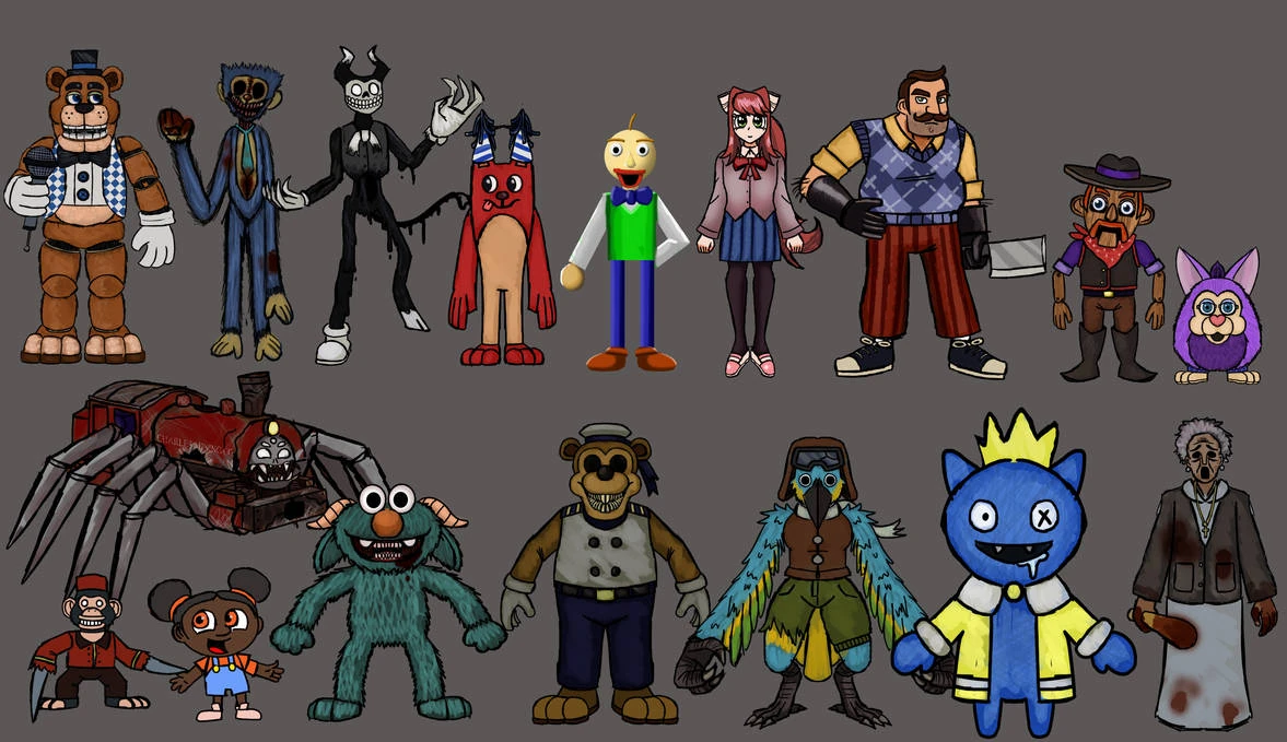 Which Indie Horror character do you want in the game or redesigns in ...