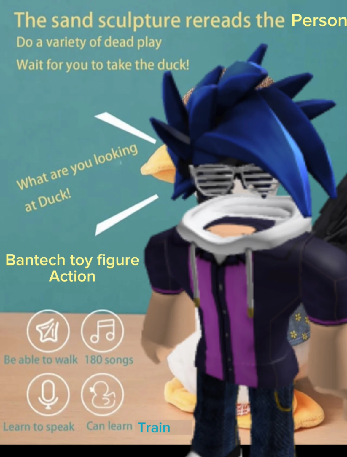 Scr Commercial #1 bantech toy figure action This isnt mine but its i ...