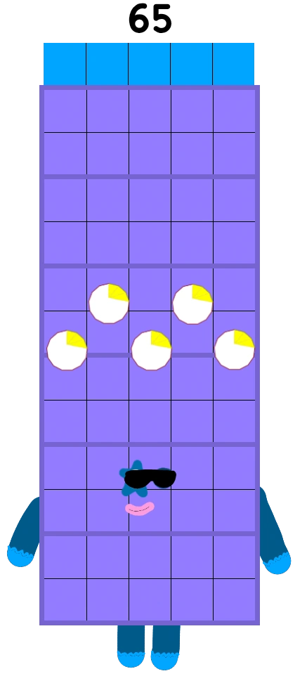 Can y'all redraw my Numberblocks 65? | Fandom
