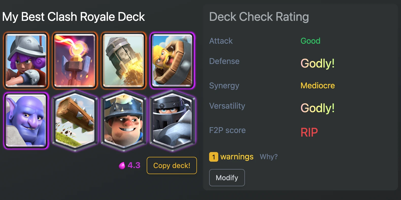 deck check | Fandom