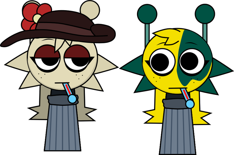 Grace meets herself but in PieTheSprunki's take?(With other stuffs too ...