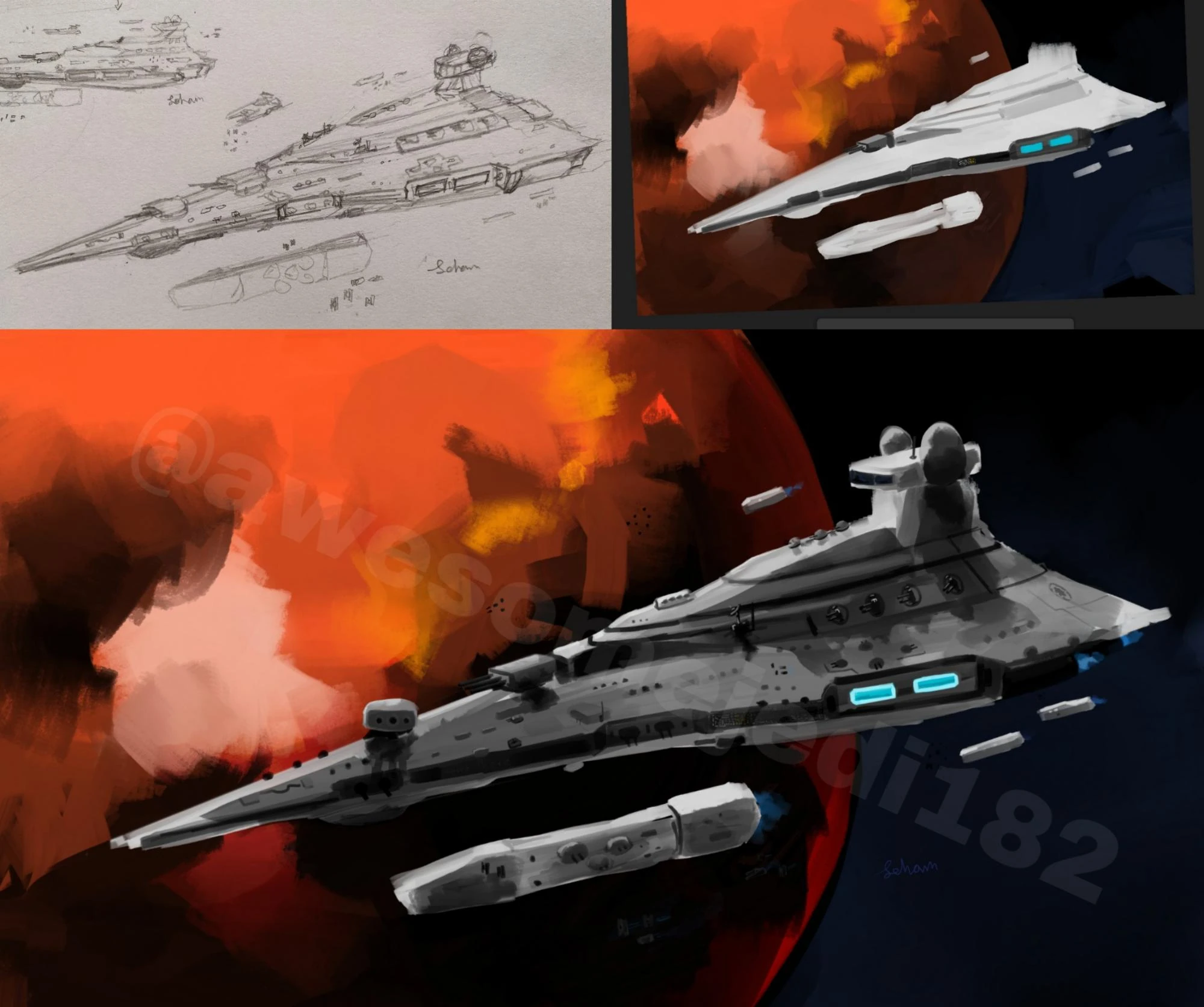 It's a boi. And this time I'm back with my star destroyer design. | Fandom