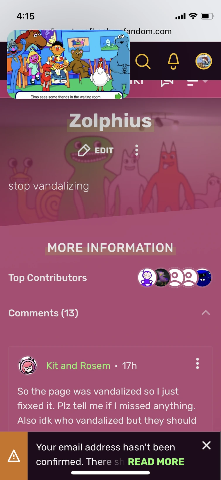 DAMN IT ZOLPHIUS GOT VANDALIZED | Fandom