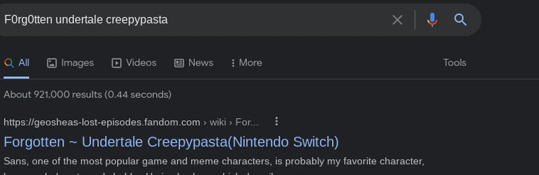 So, I searched up a few characters on this wiki and only a few got ...