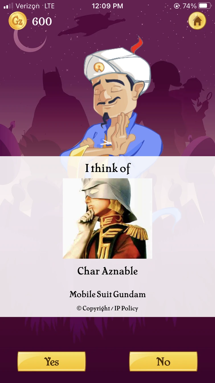 Akinator guessed right yay | Fandom