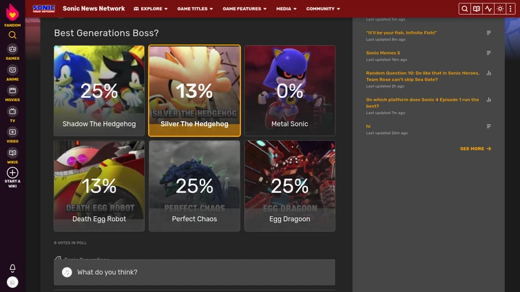 Best Generations Boss? | Fandom