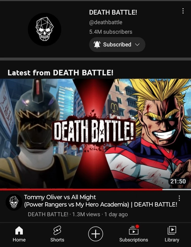 Some Random DEATH BATTLE Video Mockups I made | Fandom