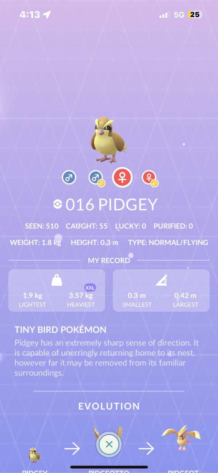 Finally! Shiny Pidgey! | Fandom
