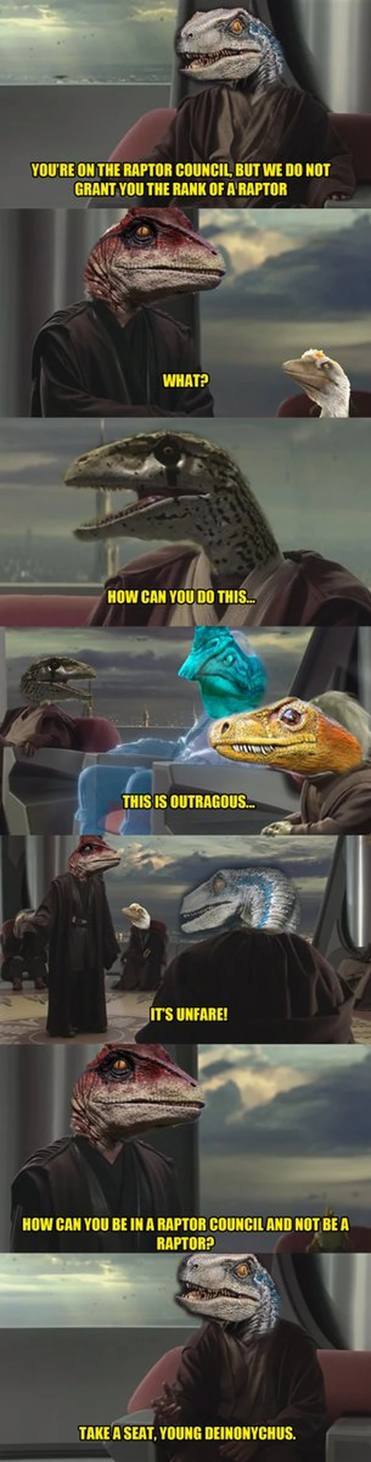 jurassic world raptor meme XD | Fandom