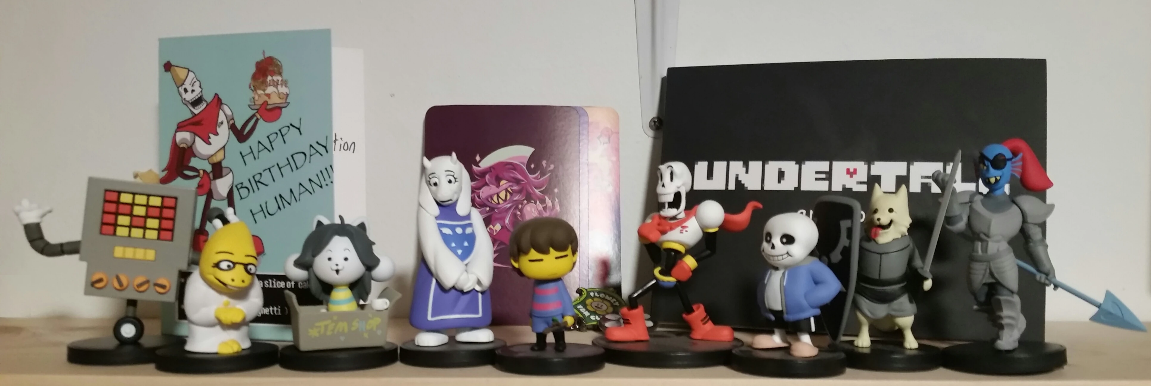My Undertale shelf, complete with some new figures (includes ...