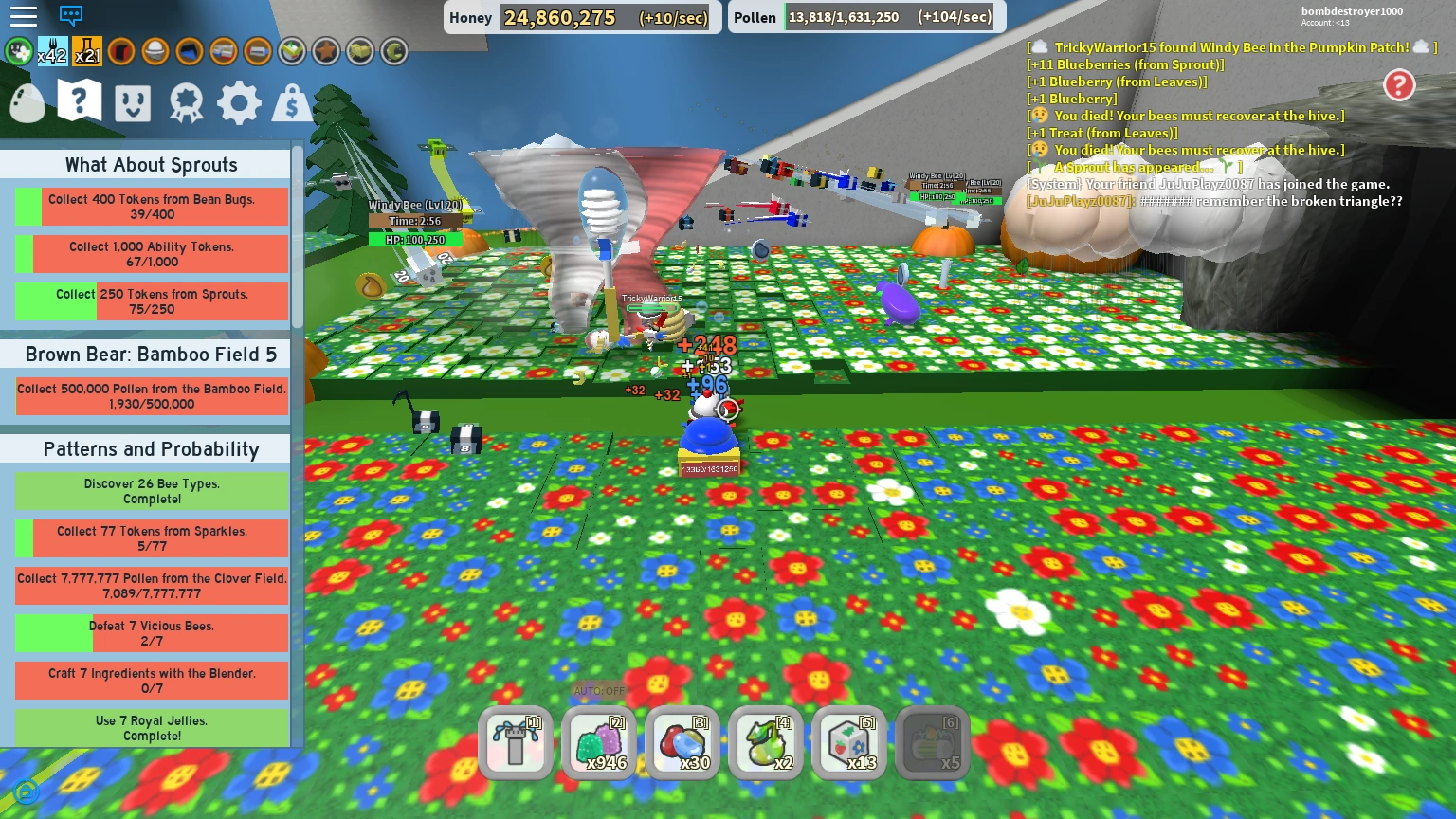 Intense battle between three level 20 Windy Bees | Fandom