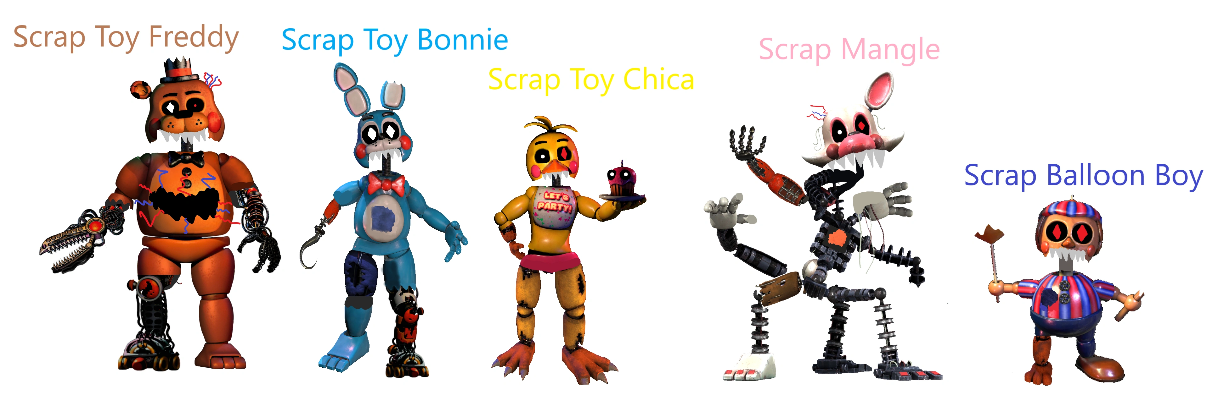 Fazbear's Warehouse - Scrap Toy Animatronics | Fandom