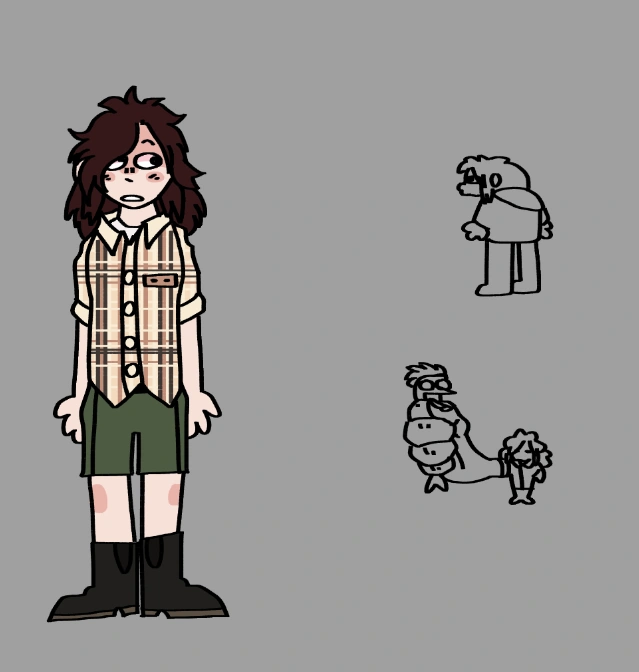 i drew myself TEEHEE | Fandom