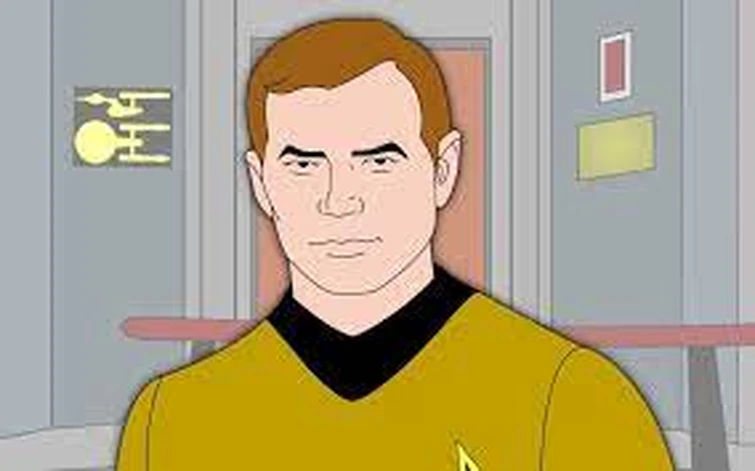 Captain Kirk as a cartoon. | Fandom