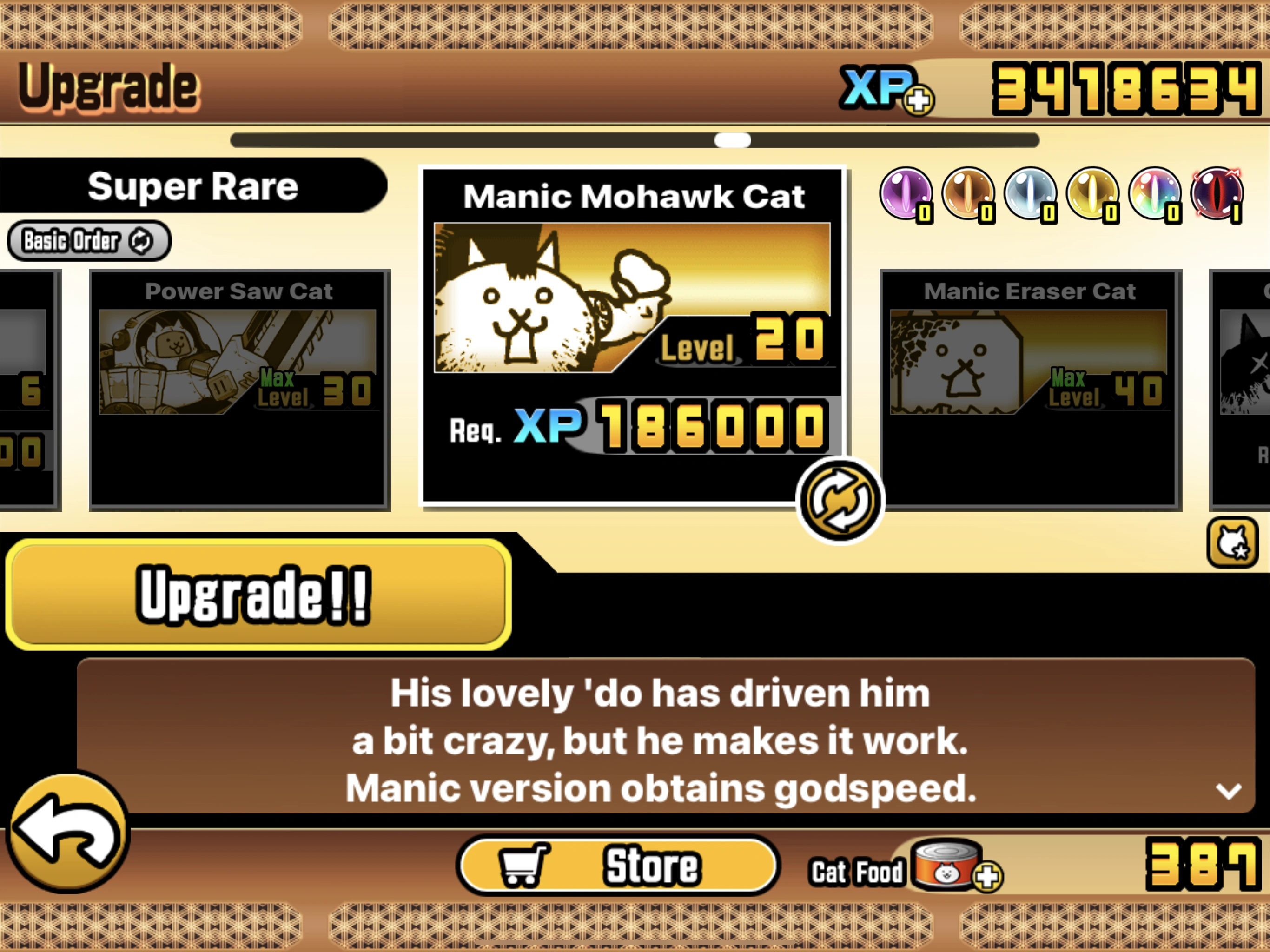 i beat manic mohawk!!!!! :DDDDDDDD | Fandom