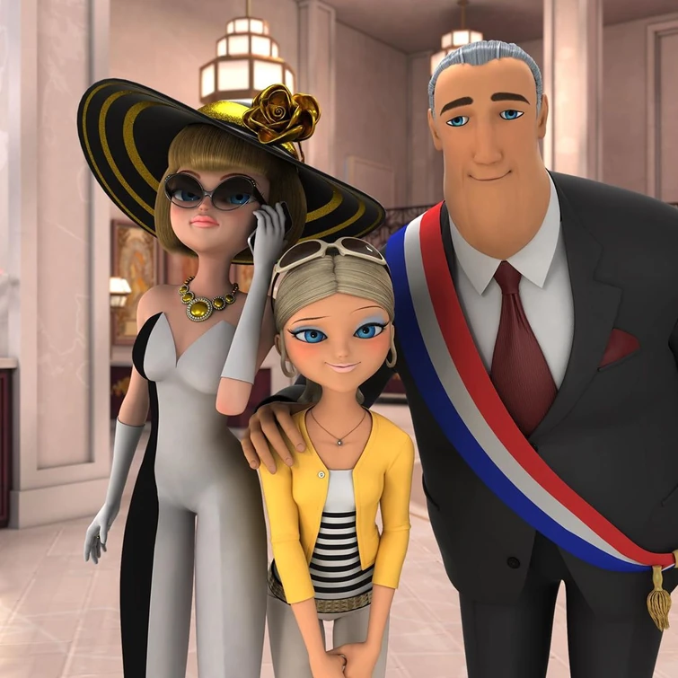 Adrien, Marinette, Alya, Chloé and family | Fandom