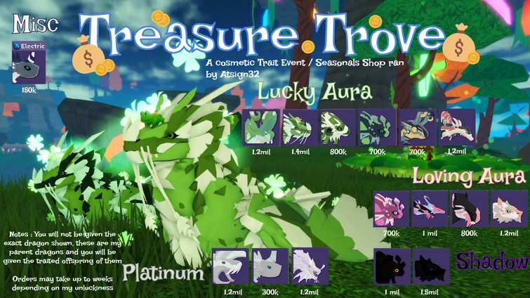 Cosmetic trait events / seasons shop! | Fandom