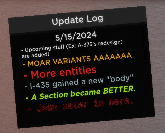 5/15/2024 Update (NEW A-SECTION) | Fandom