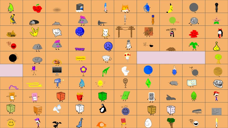 BFDI Recommended Characters Viewer Voting 8 (VTE) | Fandom